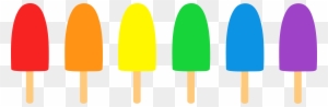 Cute Popsicle Clipart Border - Ice Cream Clipart - Free Transparent PNG ...