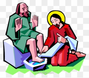 Holy Thursday Foot Washing Clipart
