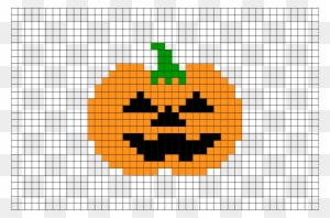 Halloween Pumpkin Pixel Art - Jack O Lantern Pixel Art - Free ...