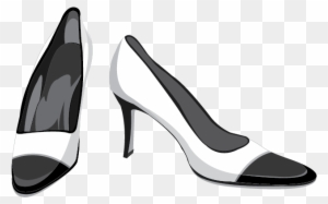 Dress Shoe High-heeled Footwear Clip Art - Shoes Vector Free - Free ...