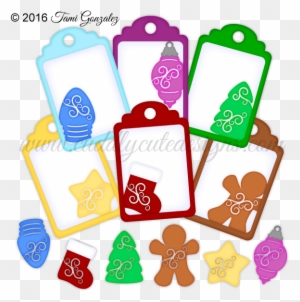 Fancy Christmas Tags - Christmas Day - Free Transparent PNG Clipart ...
