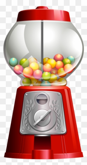 Gumball Machine Clipart - Bubble Gum Machine Png - Free Transparent PNG ...