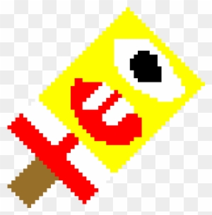 Weird Spongebob Popsicle Pixel Art By Sonicgamer2ytscratch - Popsicle ...