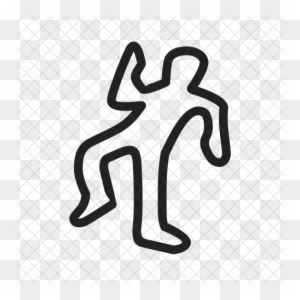 Dead-body Print Icon - Dead Person Icon - Free Transparent PNG Clipart ...