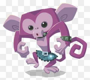 Monkey Wearing Spikes - Animal Jam Monkey Png - Free Transparent PNG ...