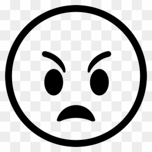 Mad Face Symbol - Angry Face Clipart Gif - Free Transparent PNG Clipart ...