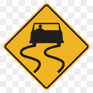 Slippery Surface - Slippery When Wet Sign - Free Transparent PNG ...