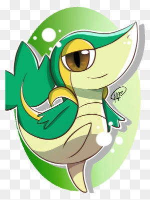 Snivy *chibi* By Mewidua - Snivy Chibi - Free Transparent PNG Clipart ...