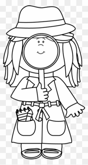 Detective Conan With Magnifying Glass - Free Transparent PNG Clipart ...