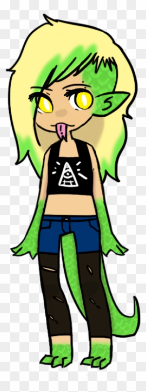 Lizard Girl By Roukaryu - Cartoon - Free Transparent PNG Clipart Images ...