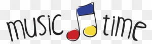 Music Time Logo Bannertrans - Music Time - Free Transparent PNG Clipart ...