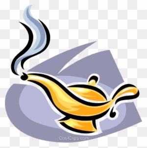 Elegant Magic Lamp Clip Art Royalty Free Magic Lamp - Genie Lamp ...