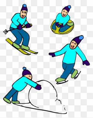 Winter Clip Art - Ice Skating Clip Art - Free Transparent PNG Clipart ...
