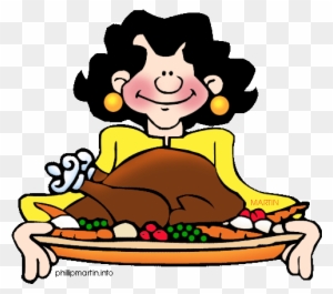 Child Serving Food Clipart Collection - Thanksgiving Feast Clip Art ...