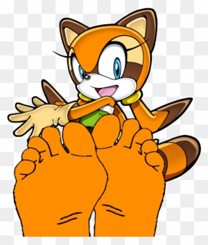 Marine The Raccoon's Feet By Anthonygoody - Blaze The Cat Sonic Rush ...