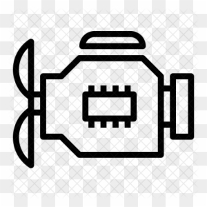 Car Engine Icon - Car - Free Transparent PNG Clipart Images Download