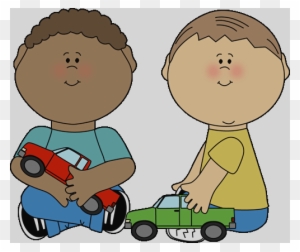 Kids Clip Art Children Sharing Toys Clipart - Kind Hands Social Story ...
