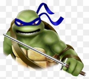 Teenage Mutant Ninja Turtles - Leo Ninja Turtle Face - Free Transparent ...