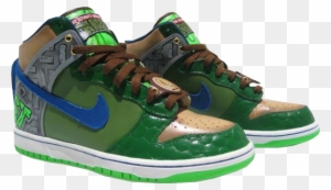 Share This Image - Nike Dunk Ninja Turtle - Free Transparent PNG ...