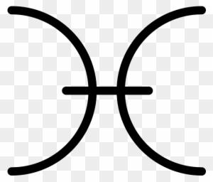 Pisces Icon - Pisces Symbol Transparent Background - Free Transparent ...