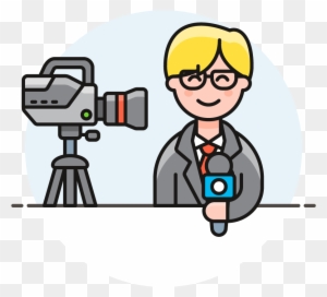 35 News Reporter Male Caucasian - Animated News Reporter - Free ...