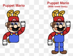 Puppet Mario By Sarahdefroggo225 - Fnas Mario - Free Transparent PNG ...