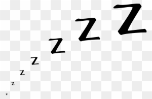 Sleep Zzz Clip Art Transparent For Kids - Calligraphy - Free ...
