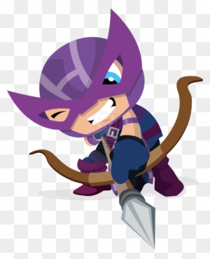 Hawkeye Cartoon Cute - Hawkeye Cartoon - Free Transparent PNG Clipart ...