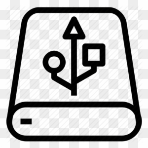 Usb Drive Icon - Mac External Hard Drive Icon - Free Transparent PNG ...