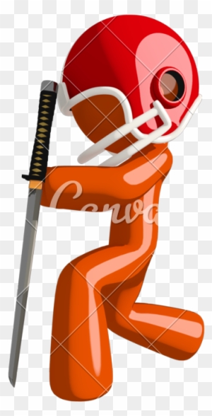 Football Player Orange Man - Goalkeeper - Free Transparent PNG Clipart ...