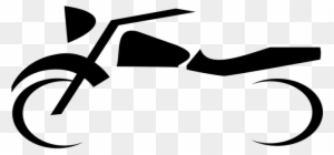 Motorcycle Bike Symbol Abstract Vehicle Mo - Motorcycle Clip Art - Free ...
