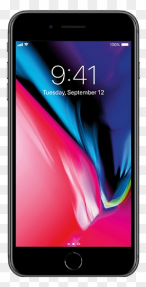 Apple Iphone Clipart Transparent Background - Apple Iphone 8 Plus 64gb ...