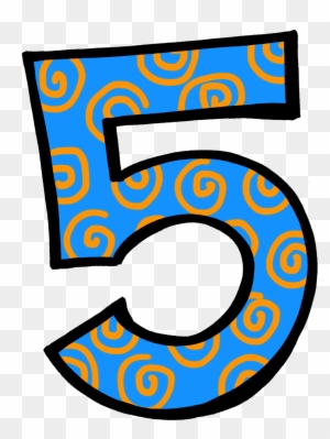 Graphic Of Numeral Five - Five Clip Art - Free Transparent PNG Clipart ...