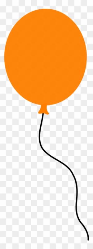 Orange Balloons Clipart