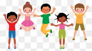 Cool Kids - Jumping For Joy Cartoon - Free Transparent PNG Clipart ...