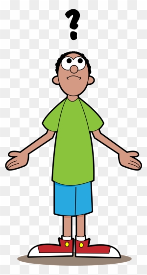 Cartoon Of Of A Person In A Dry Area Wondering Where - Wondering ...