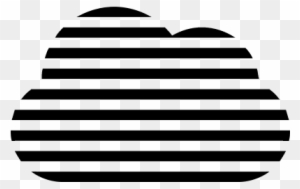 Fog Cloud Striped Weather Interface Symbol Vector - Fog Symbol - Free ...