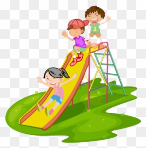 Playing Slide Cartoon - Free Transparent PNG Clipart Images Download
