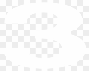 Printable Number - Number 3 Black And White - Free Transparent PNG ...