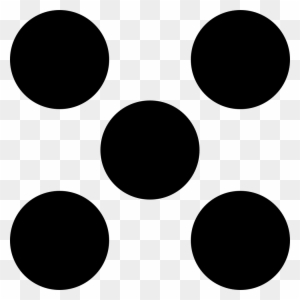 Five Dots Like A Dice Vector - Circle - Free Transparent PNG Clipart ...