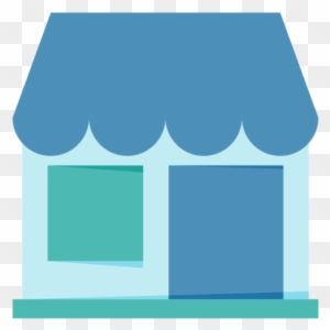 Shop - Blue Store Icon Png - Full Size PNG Clipart Images Download