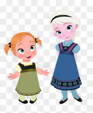 Little Anna And Elsa - Frozen Concept Art - Free Transparent PNG ...