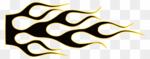 Racing Flame Vector Image - Flames For Pinewood Derby Car - Free ...