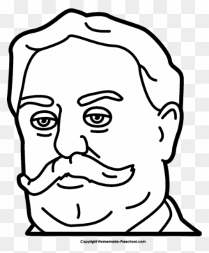 Click To Save Image - William H Taft Drawing - Free Transparent PNG ...