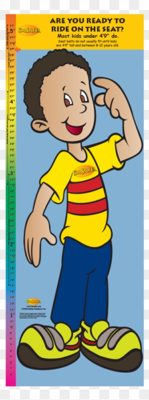 2-3340 Life Size Height Chart Display - Cartoon - Free Transparent PNG ...