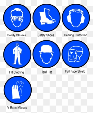 Ppe Clipart - Hot Work Ppe Signage - Free Transparent PNG Clipart ...