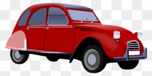 2cv Red Car Png Image - Red Car Clipart - Free Transparent PNG Clipart ...