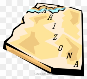 Arizona State Map Royalty Free Vector Clip Art Illustration - Arizona ...