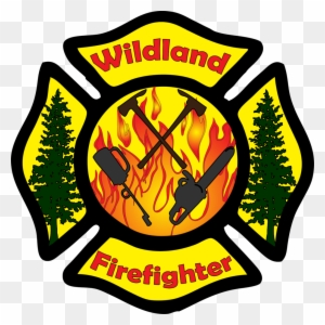 Wildland Firefighter Sticker We Love Wildland Firefighters - Crossed ...