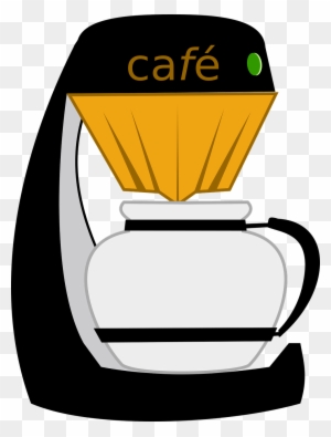 Drip Coffee Is Made My Pouring Boiling Water Through - Cafetera Cartoon ...